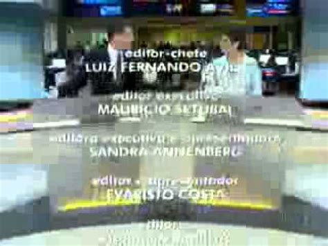 Encerramento Do Jornal Hoje Youtube