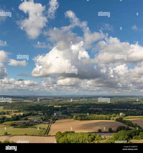 Looking Over Rackham And The Sussex Weald From High Up In The South