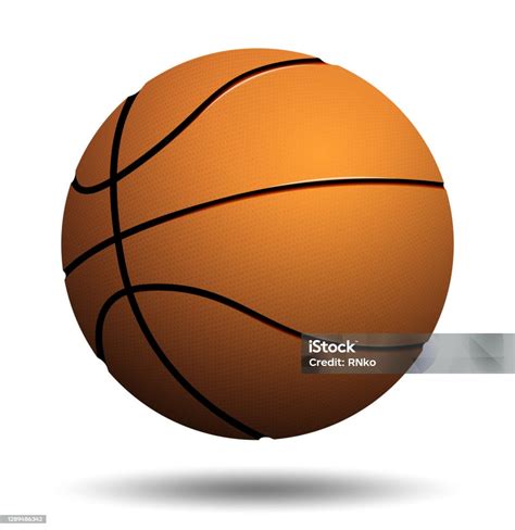흰색 배경에 농구에 대한 현실적인 스포츠 공 팀 스포츠 격리된 벡터 Championship에 대한 스톡 벡터 아트 및 기타
