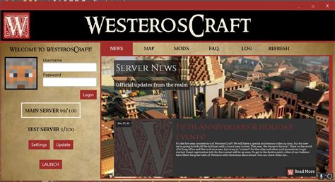 Github Dscalzi Wcfxlauncher Javafx Launcher For Westeroscraft