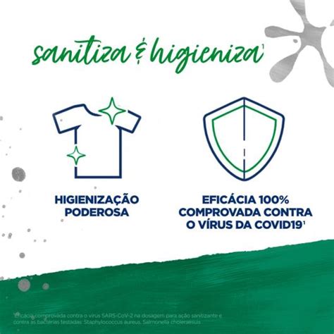 Lava Roupas Pó Omo Lavagem Perfeita Sanitiza Higieniza Caixa kg Tamanho Família Sonda