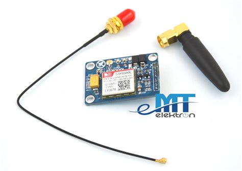 Moduł Gsm Gprs Sms Sim800l Antena Arduino Simcom E Mtelektron