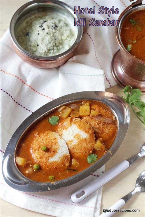 Hotel Style Idli Sambar Recipe Tiffin Sambar Udupi Recipes