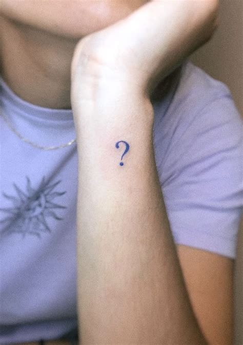 What Does Question Mark Tattoo Mean Mark Tattoo Vintage Tattoo