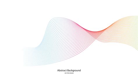 Colorful Abstract Line Background Dynamic Abstract Line Design In Modern And Luxurious Style