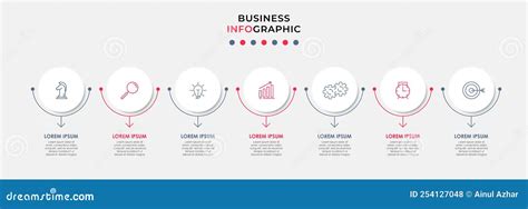 Business Infographic Design Template Vector With Icons And Options Or