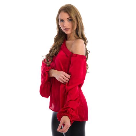 Jenny Red Selyem Blúz Király Beáta Fashion Designer Webáruháza