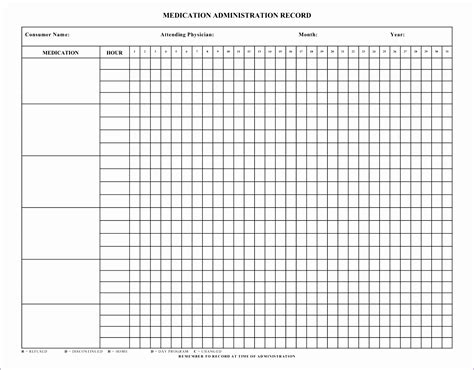 Mar Chart Word Template