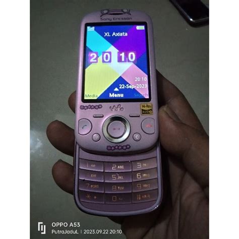 Jual Sony Ericsson W20 I Zylo Pink Slide Normal Original Super Mulus