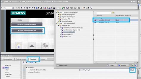 Variables Hmi Tia Portal Usar Las Variables Del Plc En La Hmi Tecnoplc