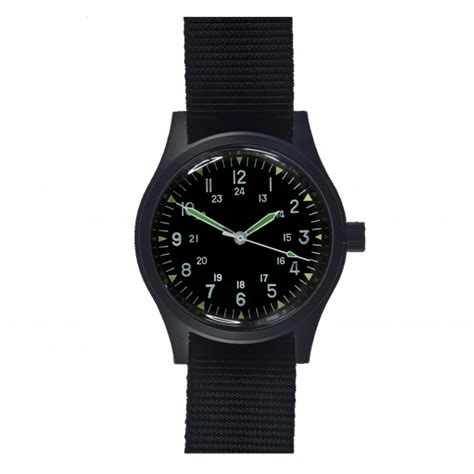 Mwc Gg W 113 Black Pvd Vietnam War Pattern Watch Automatic Chez Maman
