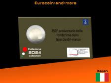 Italien Euro Münze Jahrestag der Gründung der Guardia di Finanza Coincard euro
