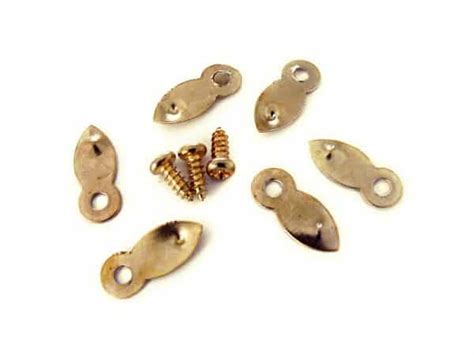 Brass Plated Turn Buttons With Screws 50 Pieces Hardware For