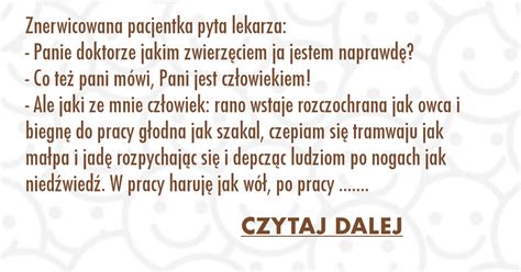 Dowcip Dnia Znerwicowana Pacjentka Rozsmieszaczedolez Pl Najlepsze