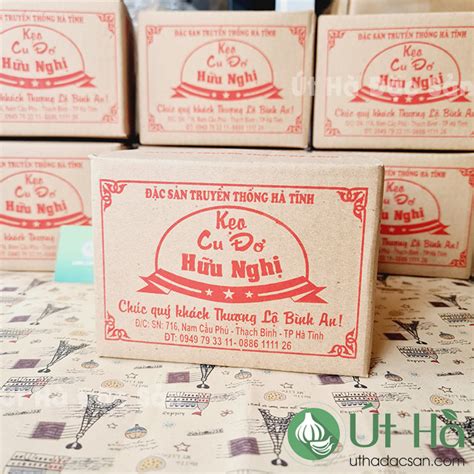 Cu Đơ Hà Tĩnh Hộp Giấy Loại Đặc Biệt Út Hà Đặc Sản