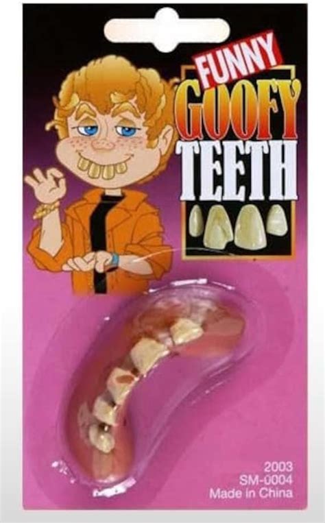 Vintage 1 Funny Goofy Teeth Rotted Nerd Fake Hillbill… Gem