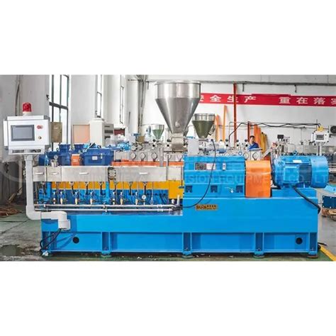Nylon Pellets Plastic Granules Making Co Rotating Twin Screw Extruder Machine Twin Screw