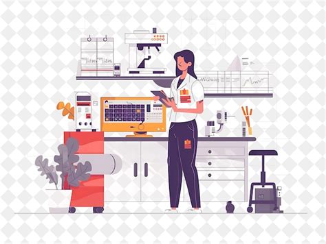 Rustic Qa Engineer With Characters Testing And Ensuring Soft Png People In Daily Work