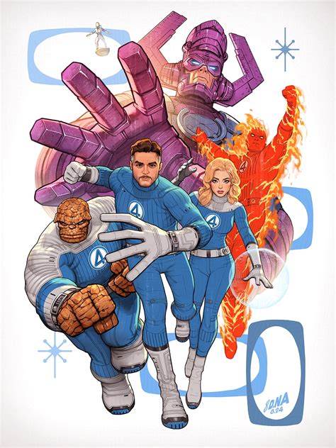 David Nakayama Ben Grimm Galactus Human Torch Johnny Storm Reed Richards Silver Surfer