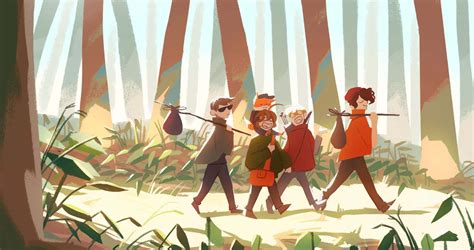 Download Forest Adventure Characters Of Dream Smp Computer Background