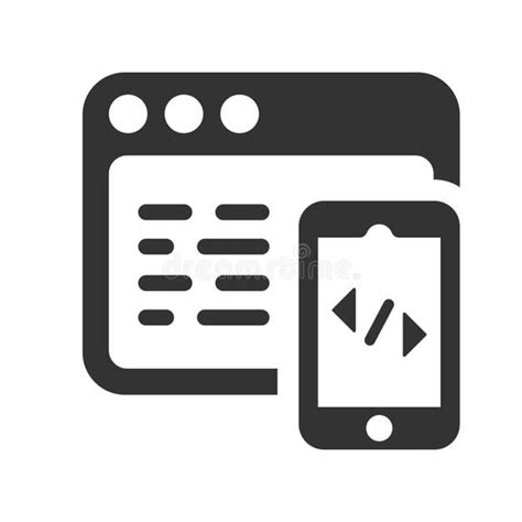 Adaptive Codding Icon Stock Vector Illustration Of Coding 326601511