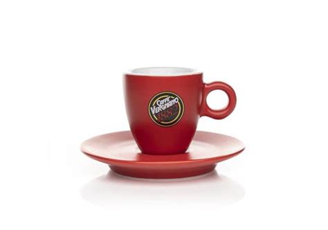 Vergnano Espresso Tasse Rot Matt Geschirr Tassen Vitudurum
