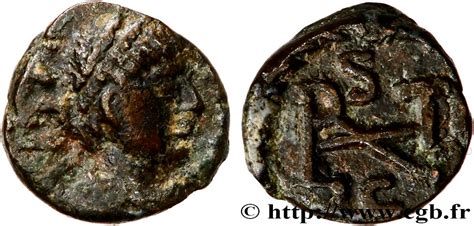 Royaume Ostrogoth Athalaric Nummus Au Monogramme Bmv 705056