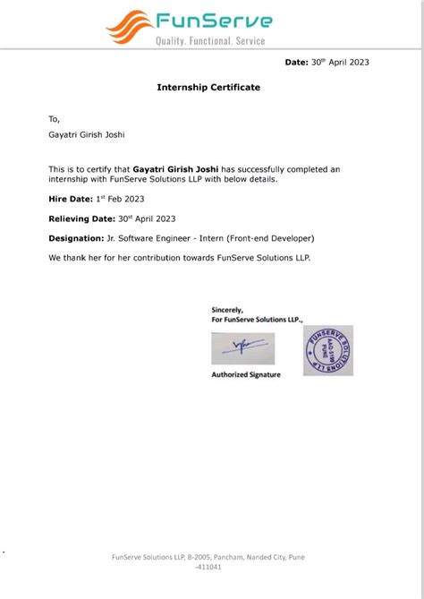 Gayatri Joshi On Linkedin Experience Opportunity Internship Reactnative Mobileappdevelopment