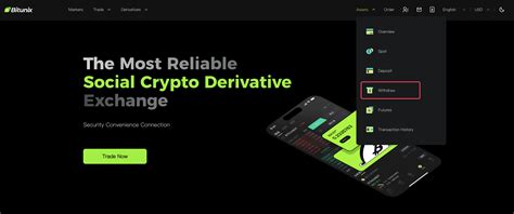 How To Withdraw Your Assets From Bitunix Web Bitunix Help Center