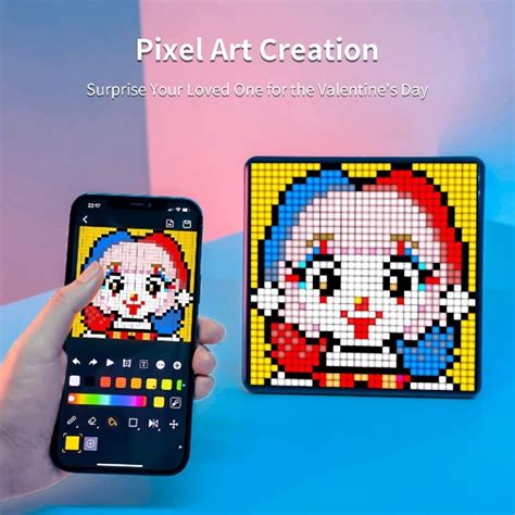 Jual Divoom Pixoo Max Diy Pixel Art Photo Frame Led Display App