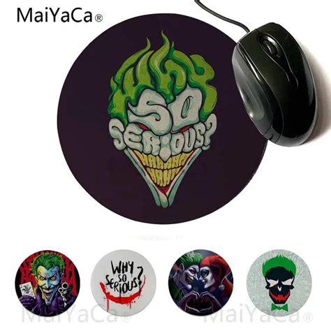 Maiyaca High Quality Joker Why So Serious Gamer Play Mats Mousepad