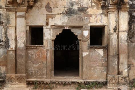 Ruins Of World Famous Haunted Bhangarh Fort In India Stock Image