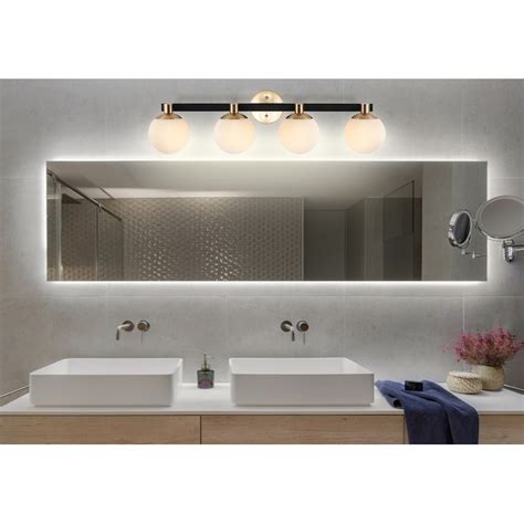 Jonathan Y Modernist Globe Metalfrosted Glass Glam 34 In 4 Light