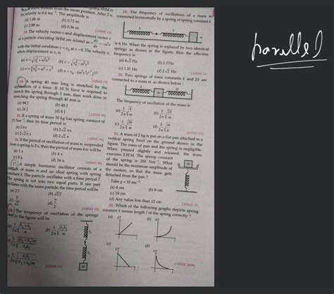 The Angular Frequency Of Small Oscillations Of The System Shown In The Fi