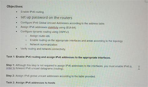 Solved Packet Tracer Ipv6 Dynamic Routing Ospfv3 Topology 1
