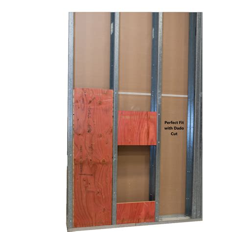 Precut Plywood Backing High Crest