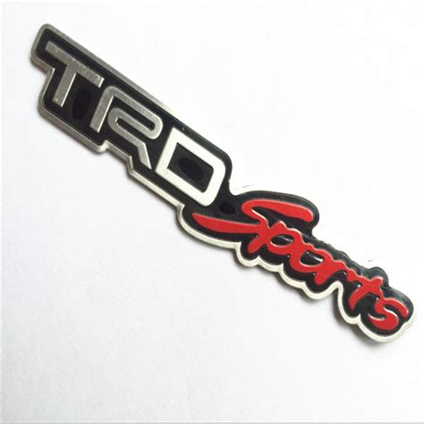 Trd Metal Emblem 3d Car Motorsports Sticker Decal Auto Accessories