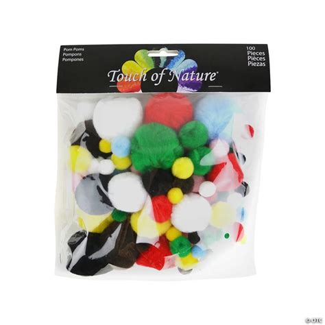 Bulk 100 Pc Touch Of Nature® Everyday Pom Poms Oriental Trading