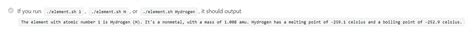 Testcase Failed Periodic Table Challenge Backend Development The
