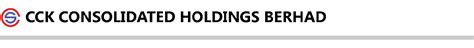 Cck Consolidated Holdings Berhad