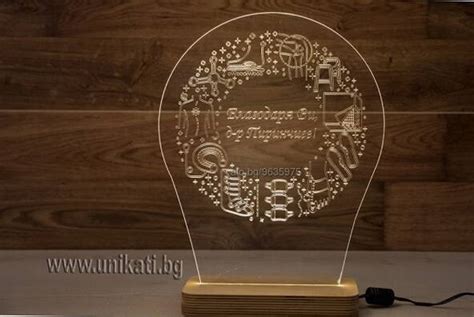 Настолна лед лампа Подарък за доктор ортопед Осветление Благоевград