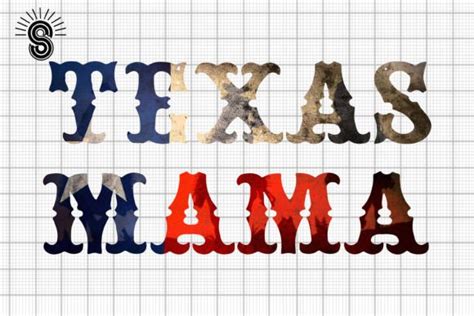 Flag Texas Mama Sublimation Designs Graphic By Svgcronutcom · Creative