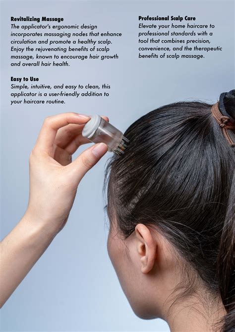 Refined Supply Scalp Applicator Scalp Massaging And Serumoil Vessel