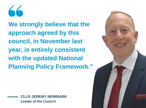 Council Makes Statement On Updated National Planning Policy Framework