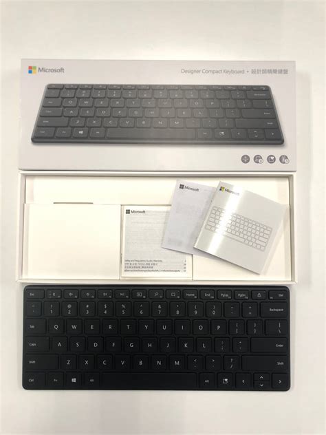 Microsoft Designer Compact Keyboard 電腦＆科技 電腦周邊及配件 電腦鍵盤及相關產品 Carousell