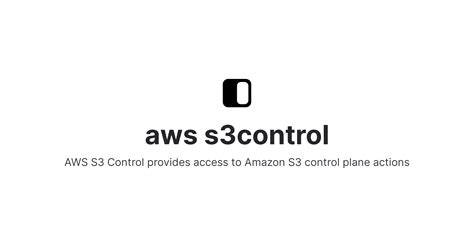 Aws S3control Fig