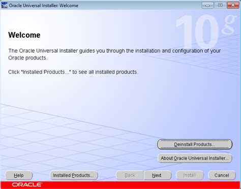 Oracle 10g Installer Disappears Stack Overflow