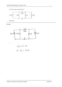 Basic Engineering Circuit Analysis Th Edition Solutions Chapter Study Notes Electrical