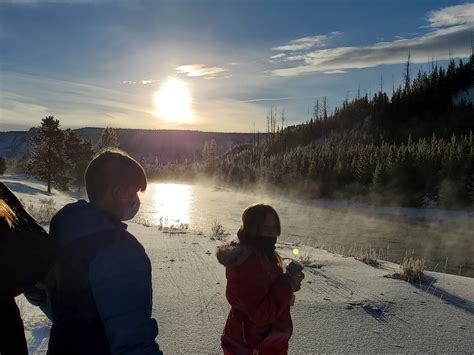 Twelve Makes A Dozen Traveling Together Yellowstone In Winter