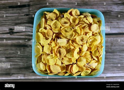 Corn Flakes Or Cornflakes A Breakfast Cereal Made From Toasting